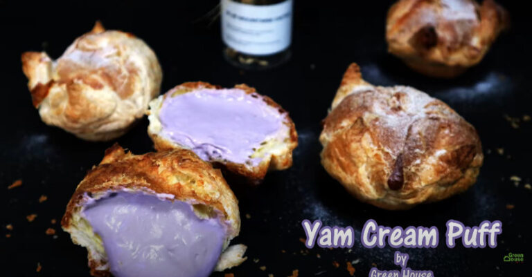 Yam Cream Puff Recipe | Made with GH Yam Emulco | Green House